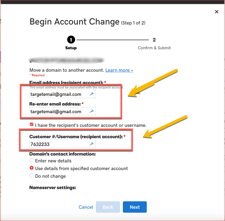How To Transfer Domain from One GoDaddy Account to Another GoDaddy Account